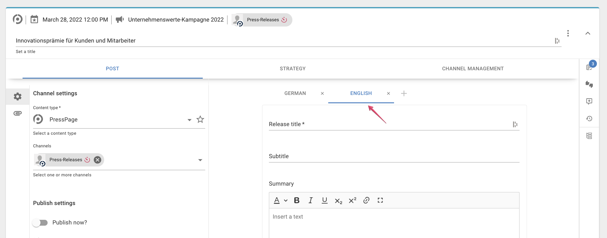 How to work with the PressPage integration of Communications Control ...