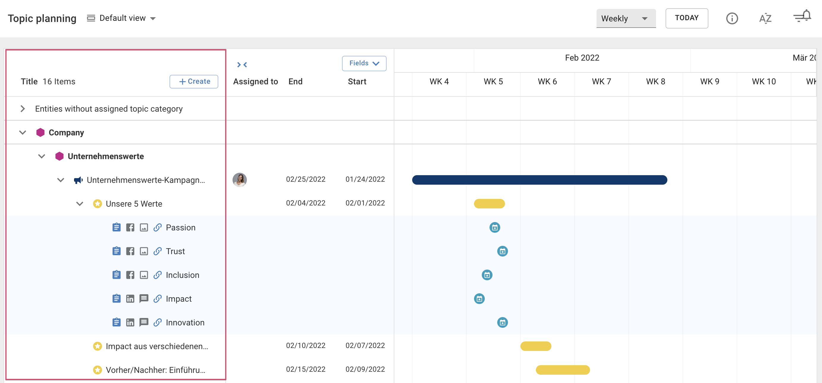How to work in the topic planning of Communications Control – Staffbase ...