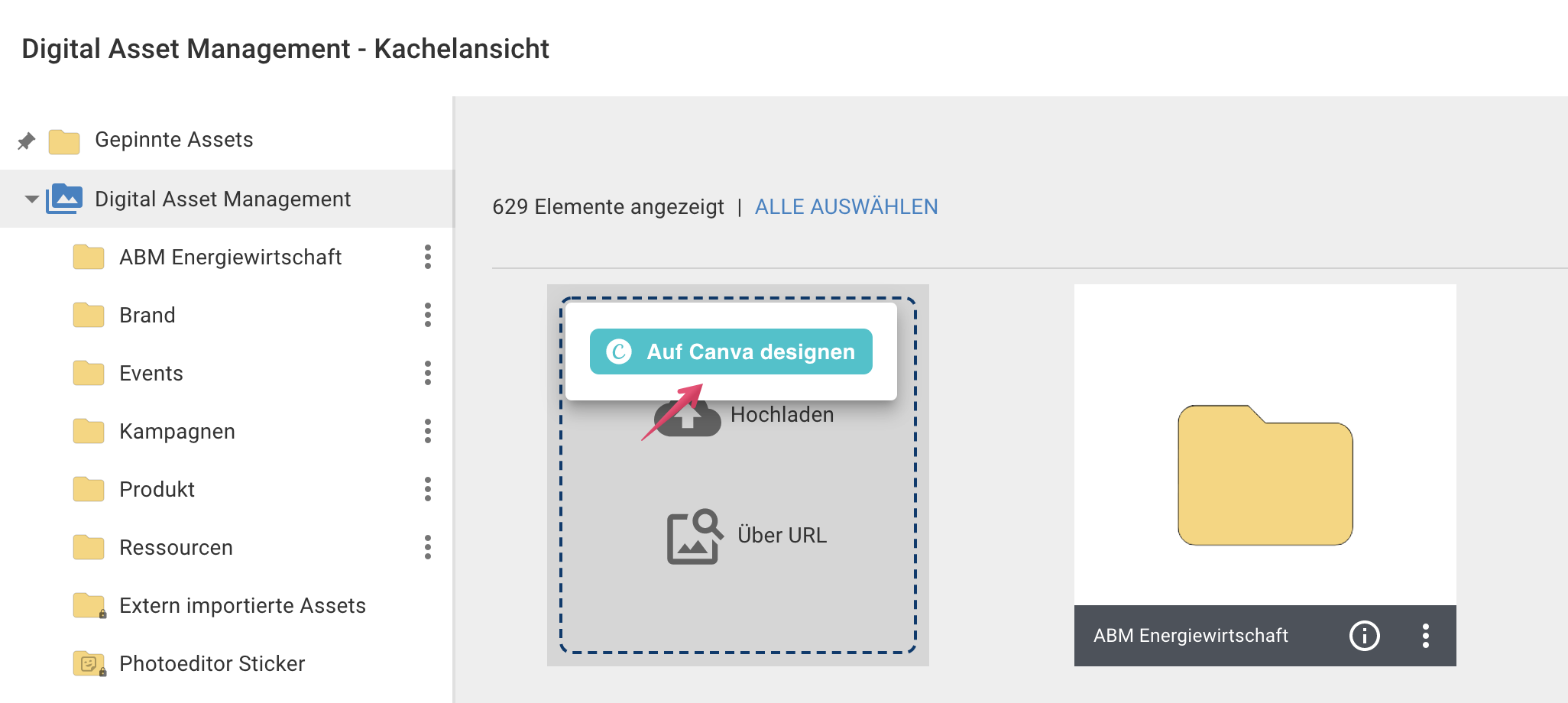 Arbeiten mit der Canva-Integration von Communications Control ...
