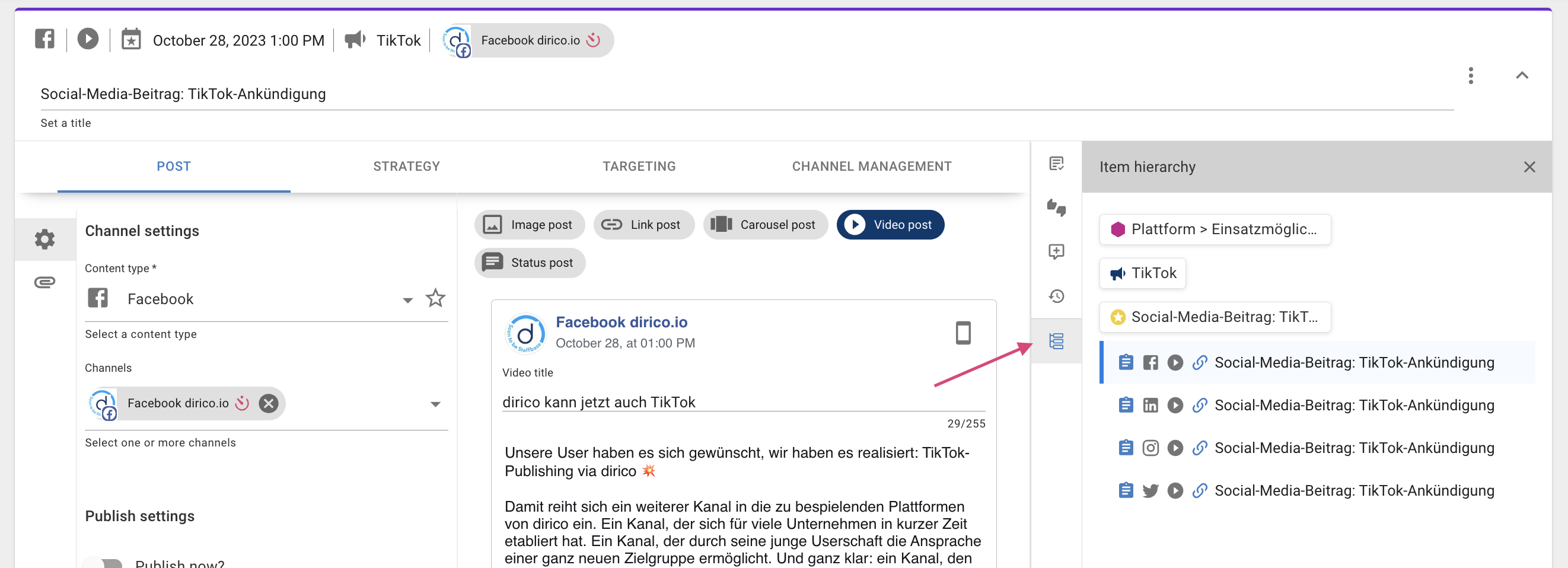 How to create content in Communications Control – Staffbase Support Portal
