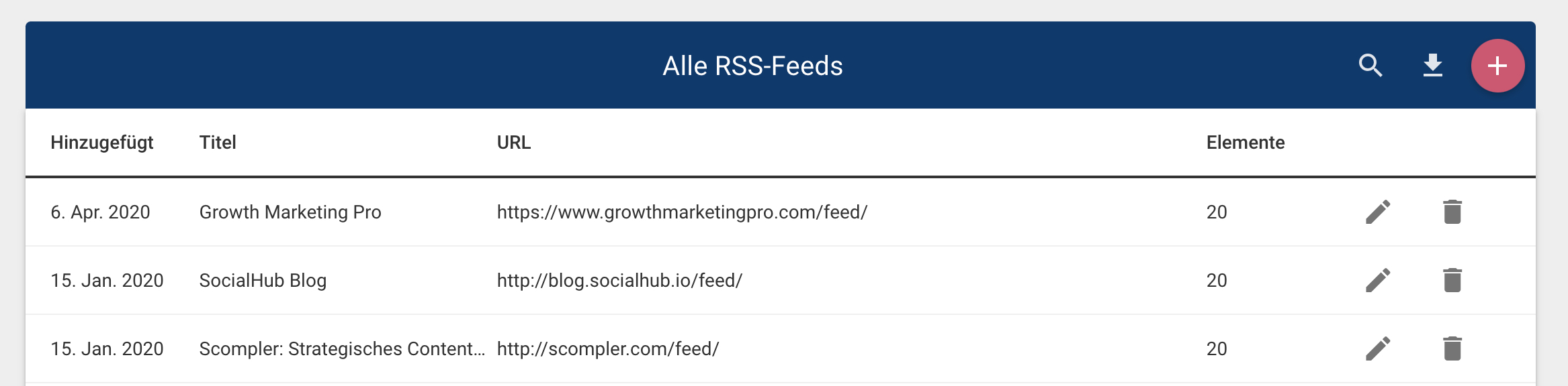 Arbeiten im Inspirations-Modul von Communications Control – Staffbase ...