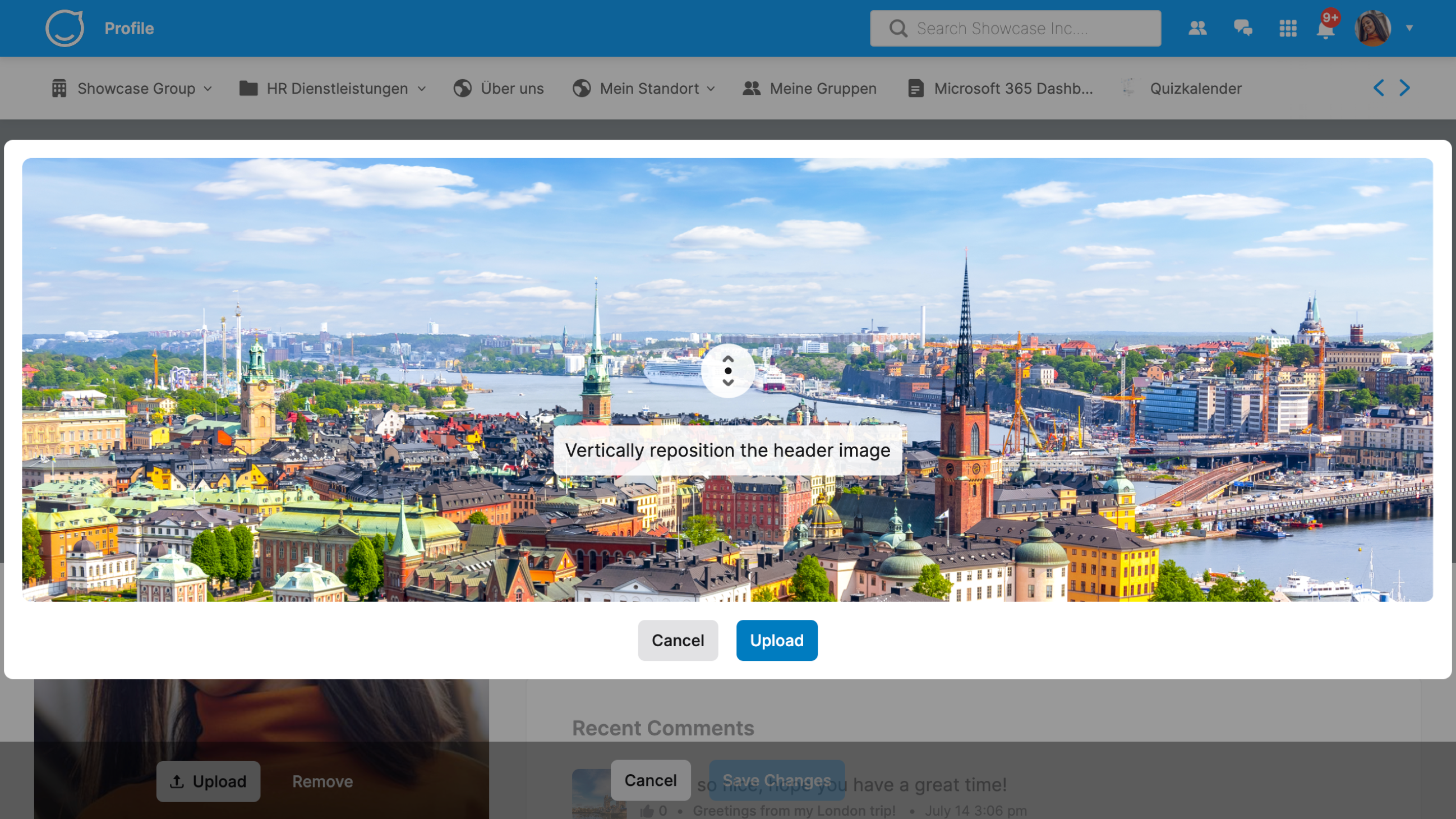 Adding an Image to Your Profile – Staffbase Support Portal