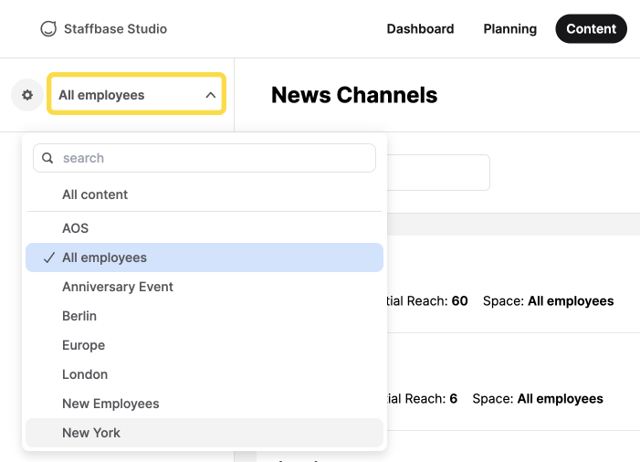 Overview of Comments in the Studio – Staffbase Support Portal