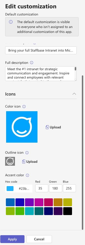 Customizing App Branding in Microsoft Teams – Staffbase Support Portal Customizing App Branding in Microsoft Teams – Staffbase Support Portal