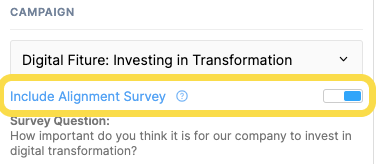 Using Alignment Surveys for Campaigns – Staffbase Support Portal