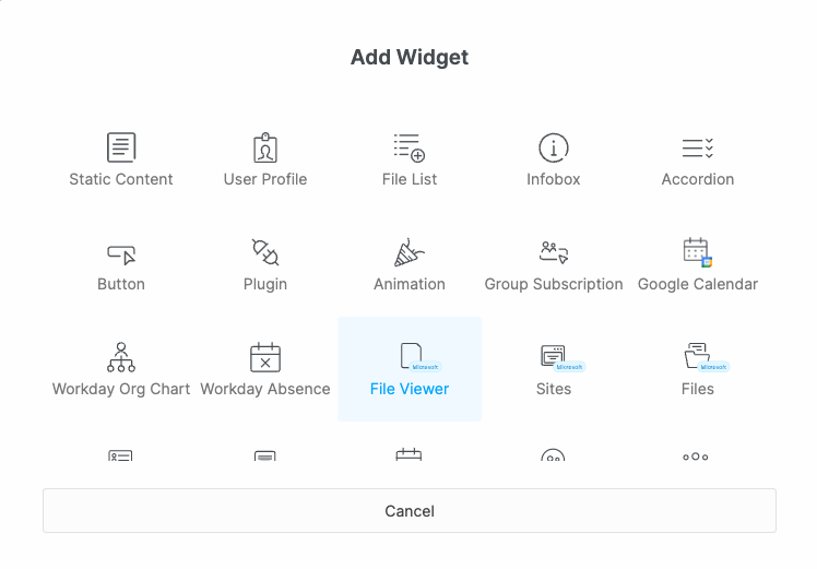 Configuring the Microsoft 365 File Viewer Widget – Staffbase Support Portal