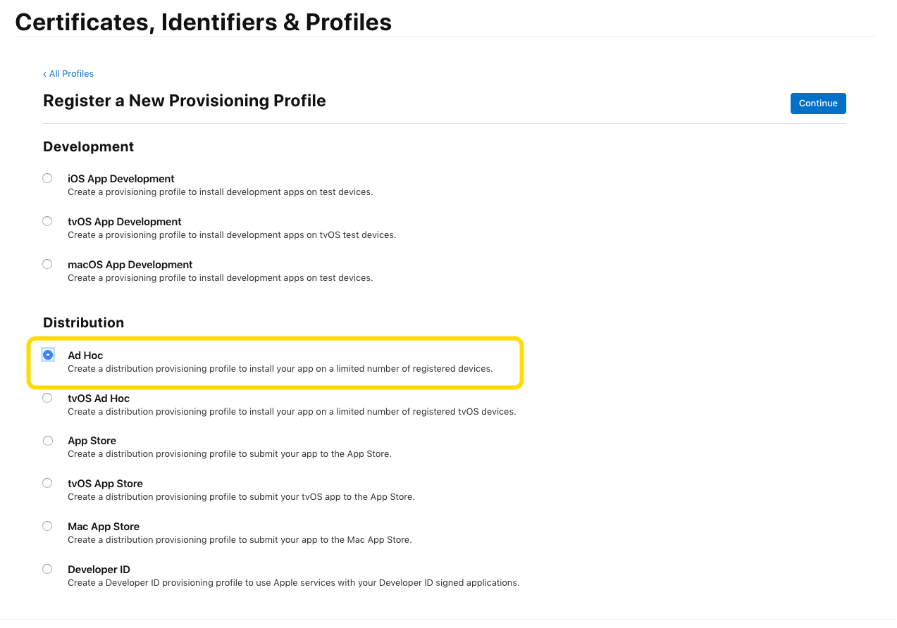 Creating the iOS Provisioning Profiles – Staffbase Support Portal