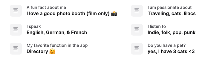 Overview of the User Profile – Staffbase Support Portal