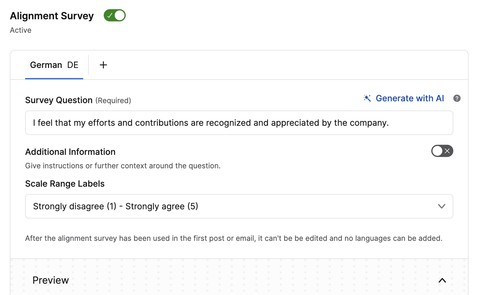 Using Alignment Surveys for Campaigns – Staffbase Support Portal