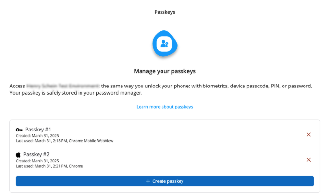 Overview of Passkeys – Staffbase Support Portal
