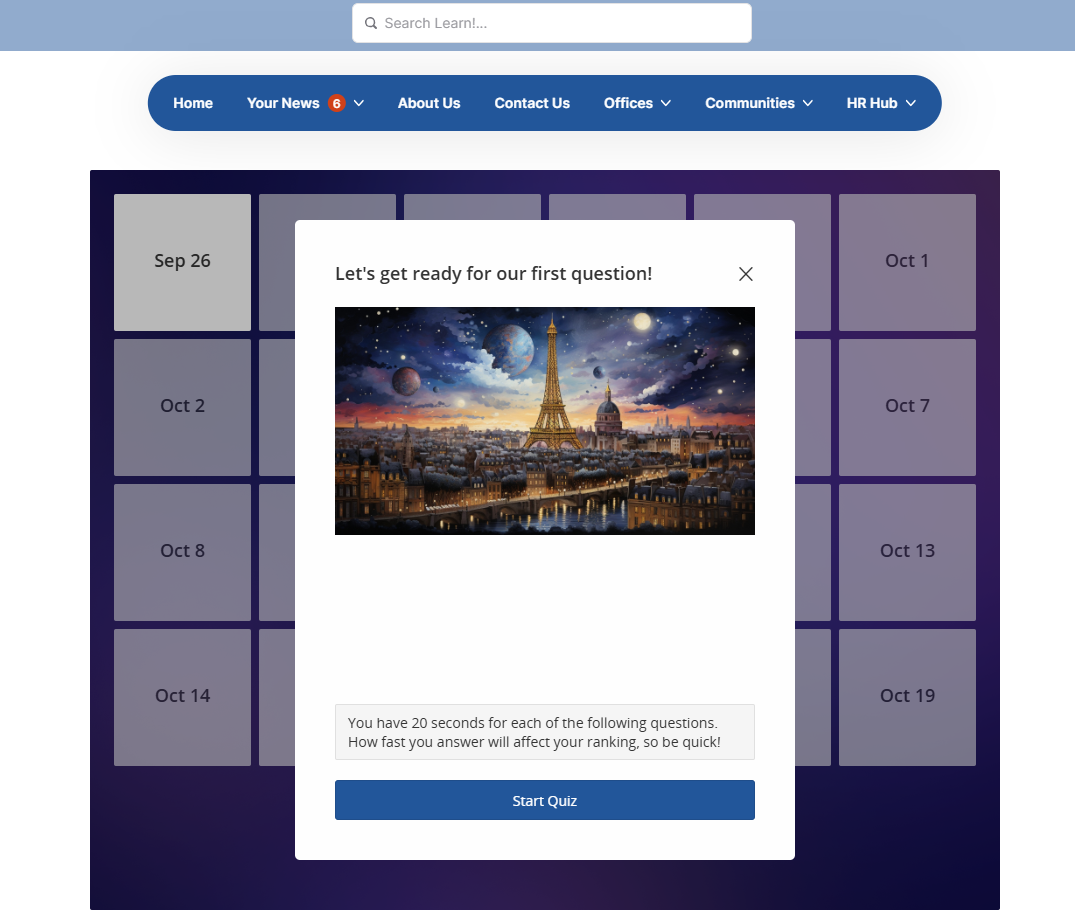 Spark Engagement With a Holiday Quiz Calendar – Staffbase Support Portal