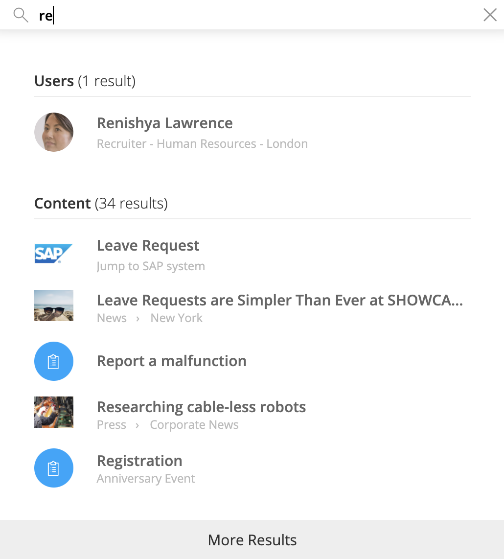Search FAQ – Staffbase Support Portal