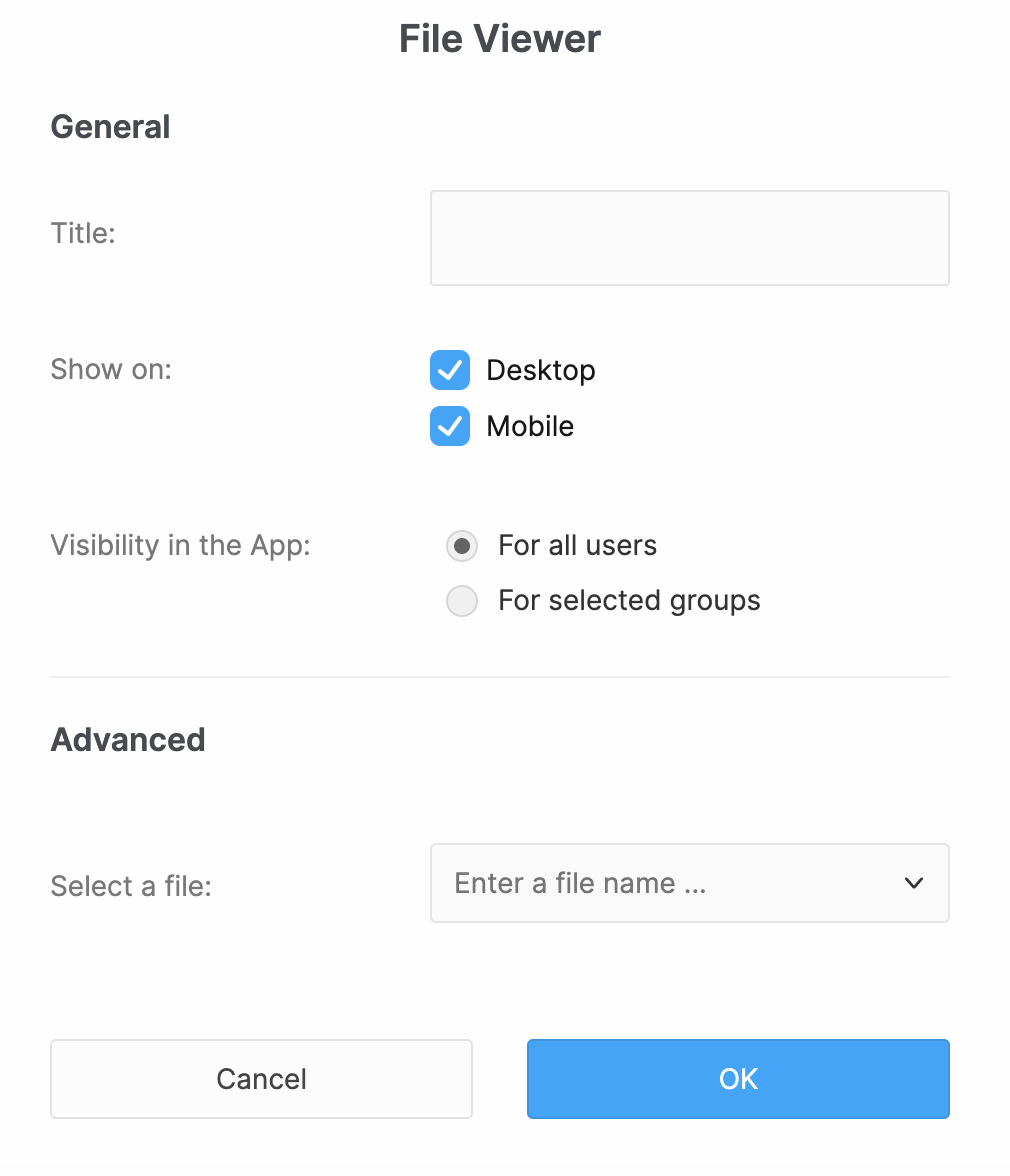 Configuring the Microsoft 365 File Viewer Widget – Staffbase Support Portal